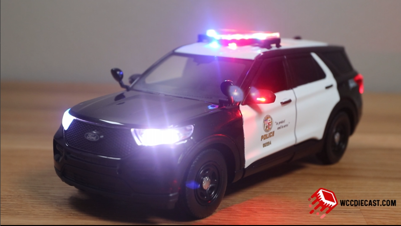 1/24 LAPD Ford Explorer w/ Working Lights – West Coast Collectibles