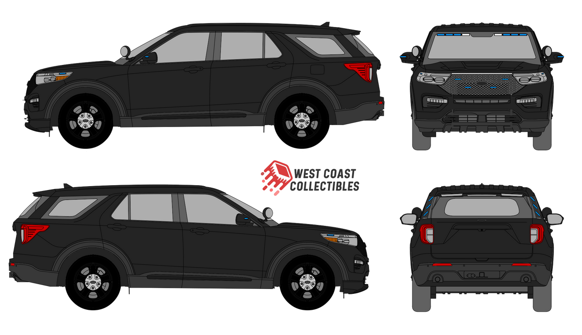 Unmarked Ford Explorer Police Interceptor w/ Working Lights – West ...